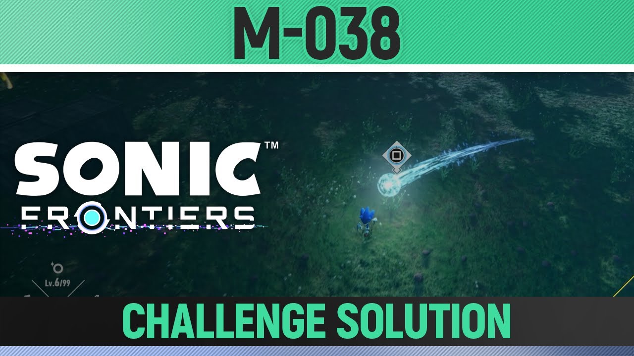 Sonic Frontiers - M-038 - Challenge Puzzle Solution 🏆