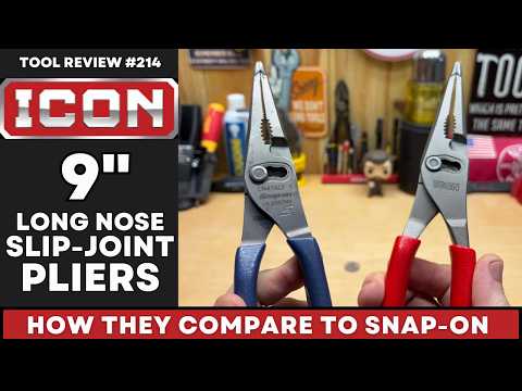 ICON 9" Long Nose.... You Know the SNAP-ON LNC47ACF Copy - How They Compare & Giveaway