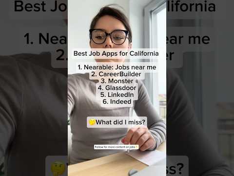 Best apps to use for jobs in California:Nearable #salarytransparency #jobs #salary #california