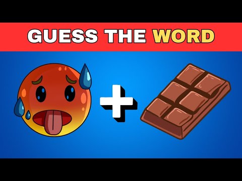 GUESS The Word By Emojis 🤔 | EMOJI QUIZ 😂