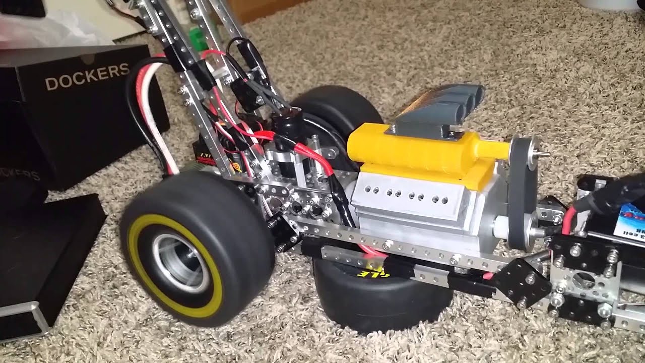 RC Dragster 3D printed engine