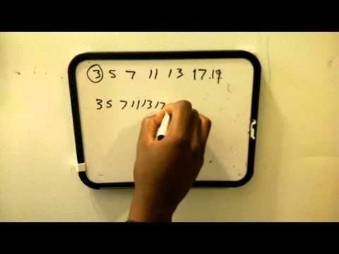 How to find prime numbers in order