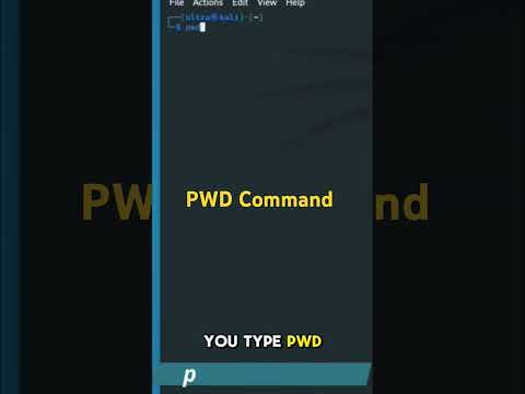 How to Use PWD Command | Linux Terminal Tutorial | Cybersecurity Essentials | Kali Linux