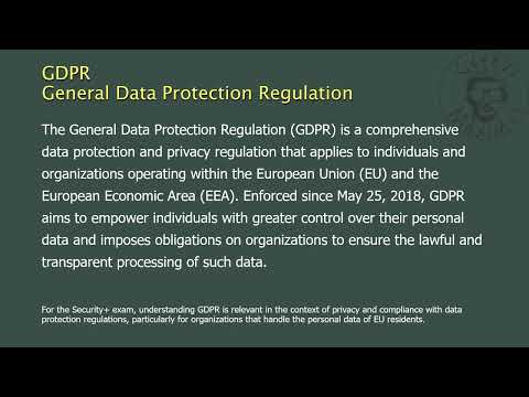 GDPR - General Data Protection Regulation