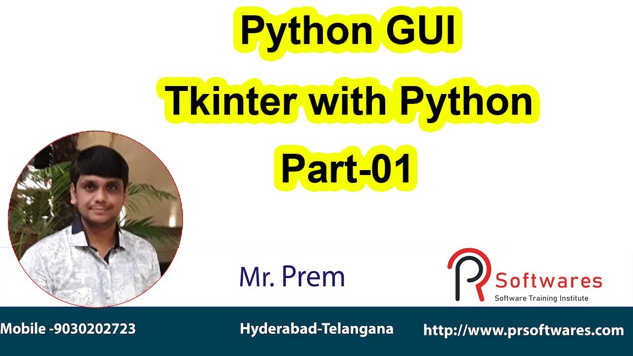 tkinter python gui tutorial for beginners | Gui in python