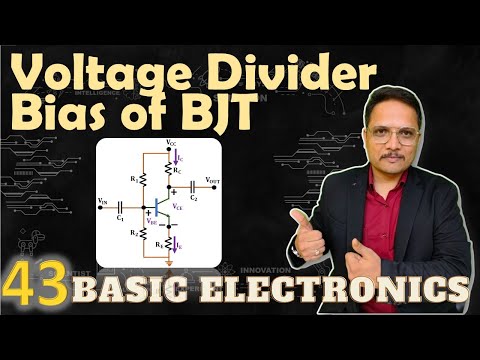 Voltage Divider Bias of BJT (Basics, Circuit, Parameters, Example and Stability) Explained Video ...