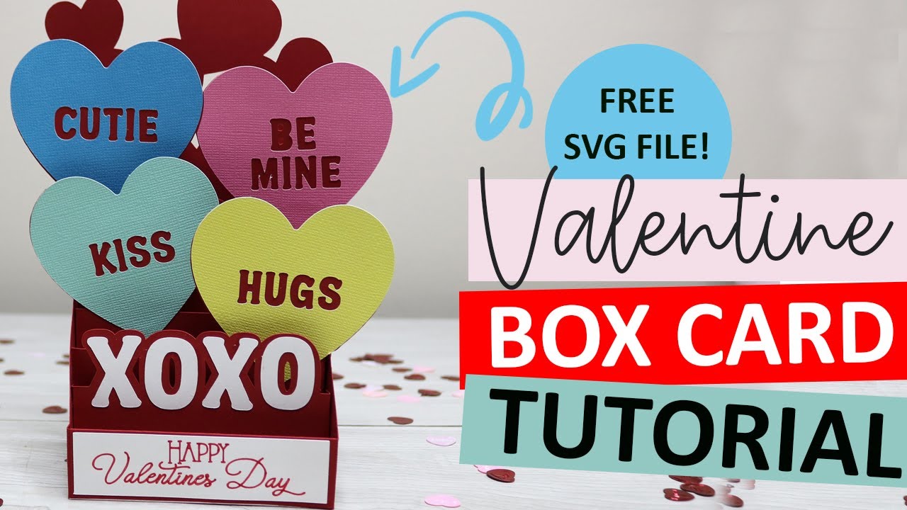 Pop Up Valentine Card Tutorial - Easy Box Card