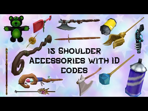 15 Shoulder Accessories with codes✨🎉 4k Special🎉| Roblox