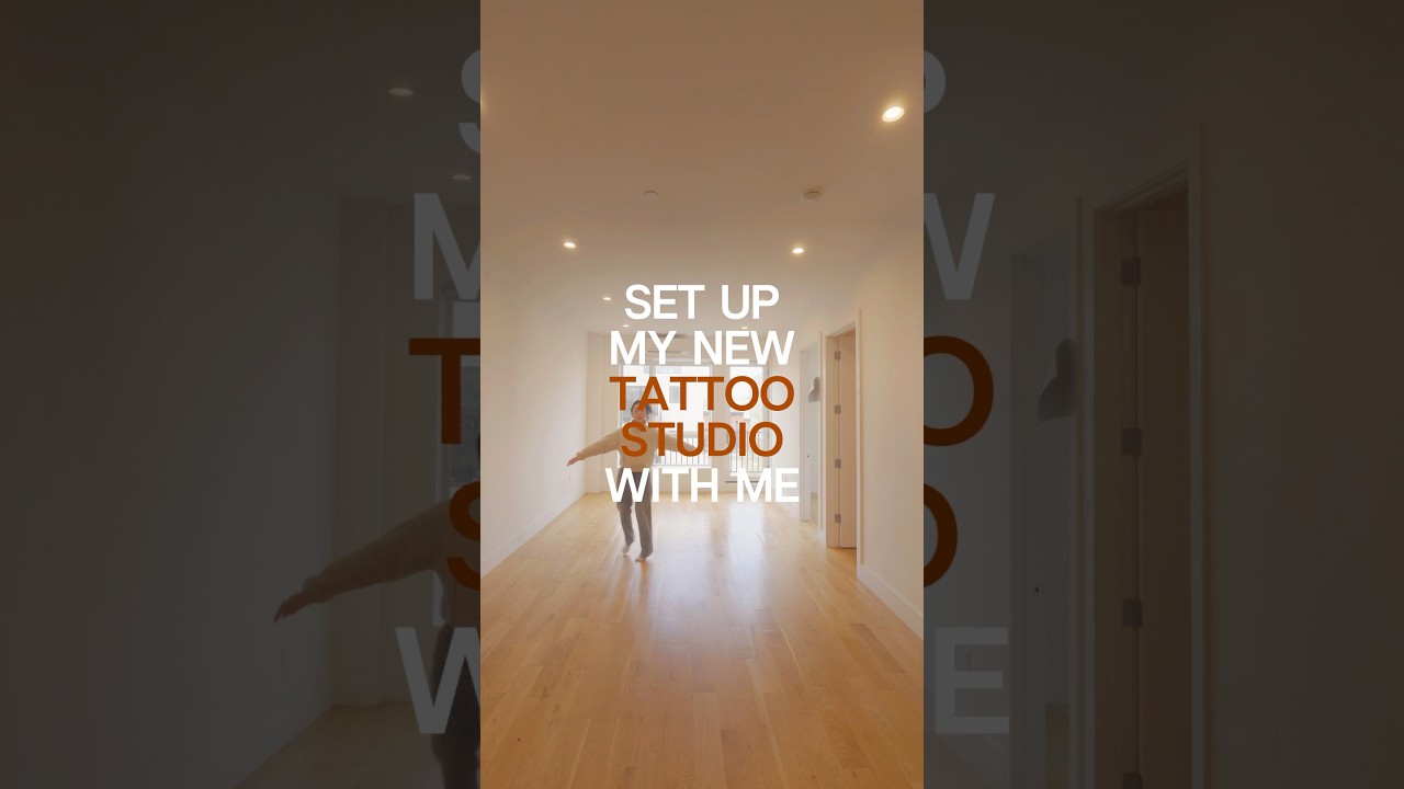 setting up my new tattoo studio #creativespaces #tattooartist #tattoostudio #artstudio #artspace