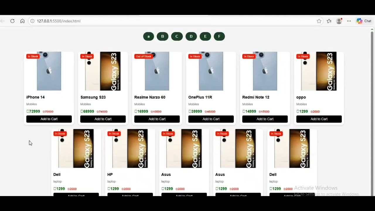 Create Dynamic Category Buttons in JavaScript | Array of Objects Project