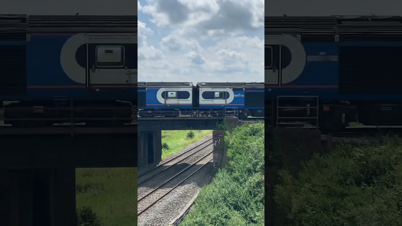 ROG CLASS 57 57312 dragging four POWERCARS TO LONG MARSTON | WORCESTERSHIRE PARKWAY