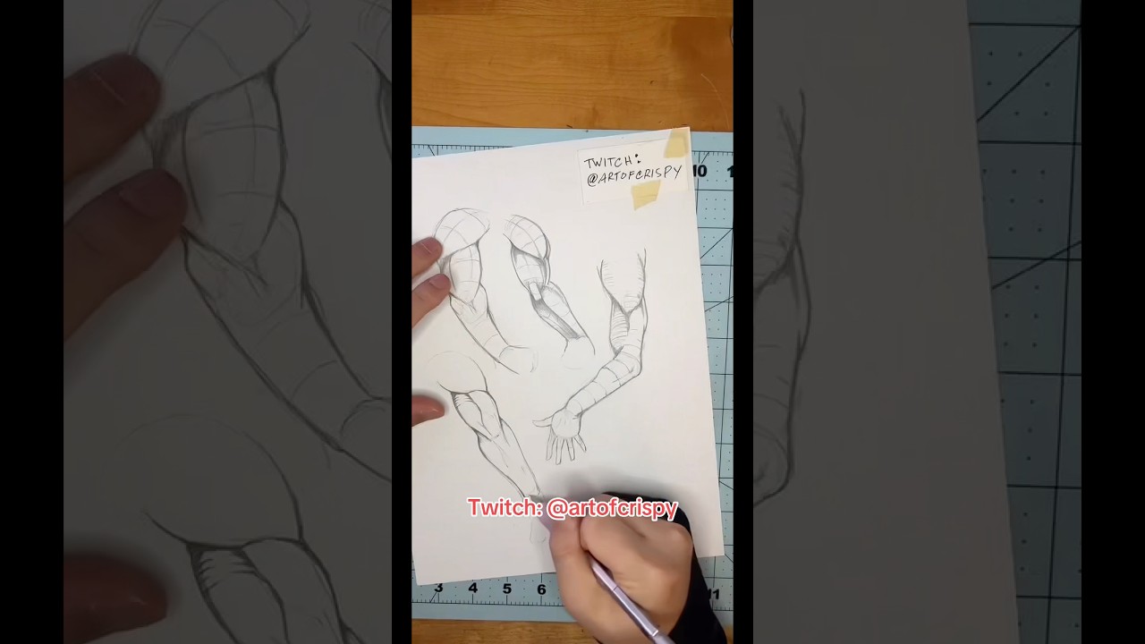 How to draw arms tutorials. #shorts #art #drawing #sketch #draw #anatomy #artlesson #howtodraw