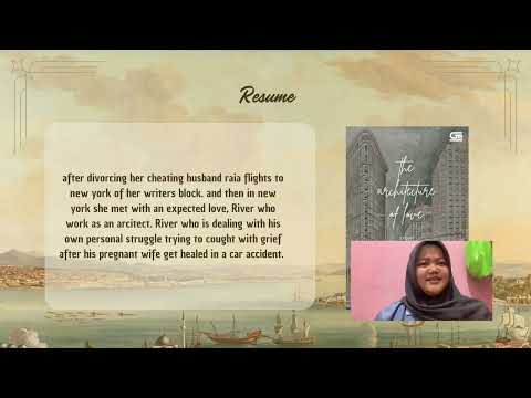 book resume βthe architecture of loveβ by Annisa Rosta Ulzanah (02111240057)