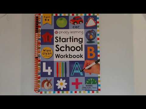 Starting School Wipe Clean Workbook with Pen (Priddy Learning)