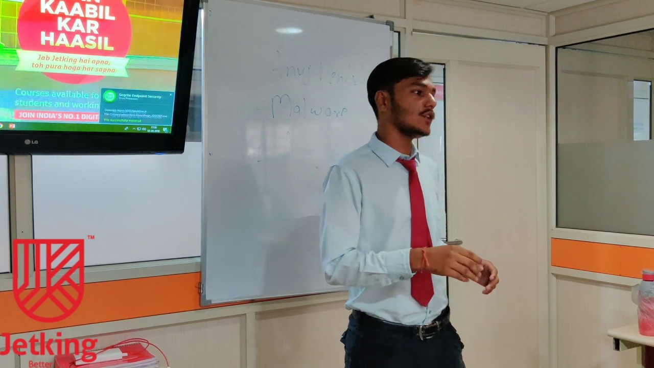 PRESENTATION ON MALWARE & VIRUS BY ANUJ BENDALE || JETKING MANINAGAR