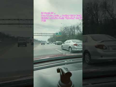 Another Cyber Truck Sighting On The DMV Streets, Documented March 28, 2025