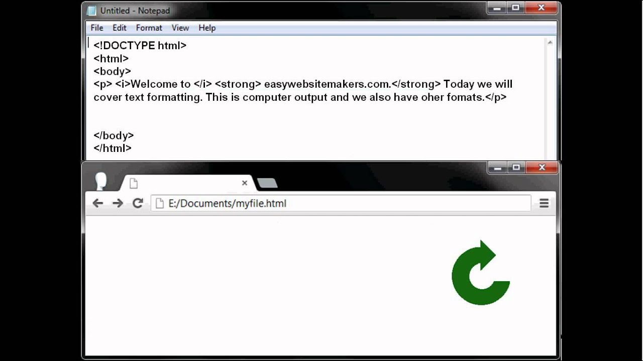 Learn HTML. Step 4- HTML Text formatting
