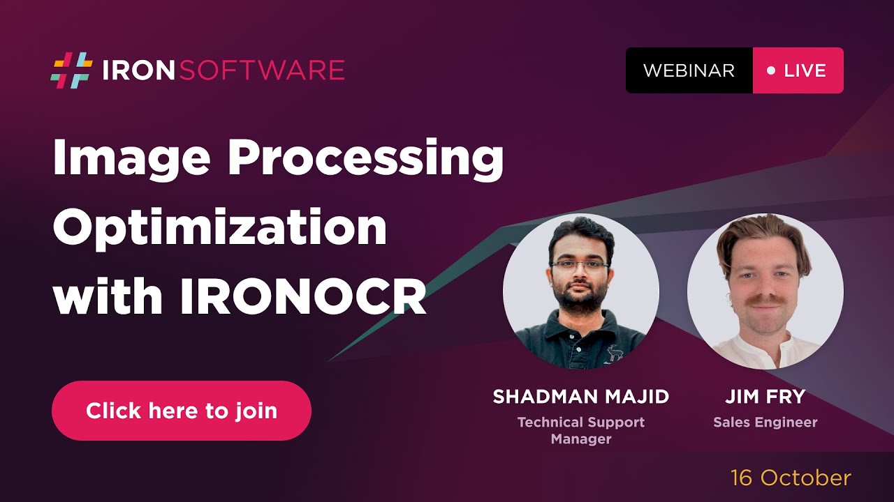 Image Processing Optimization - IRONOCR