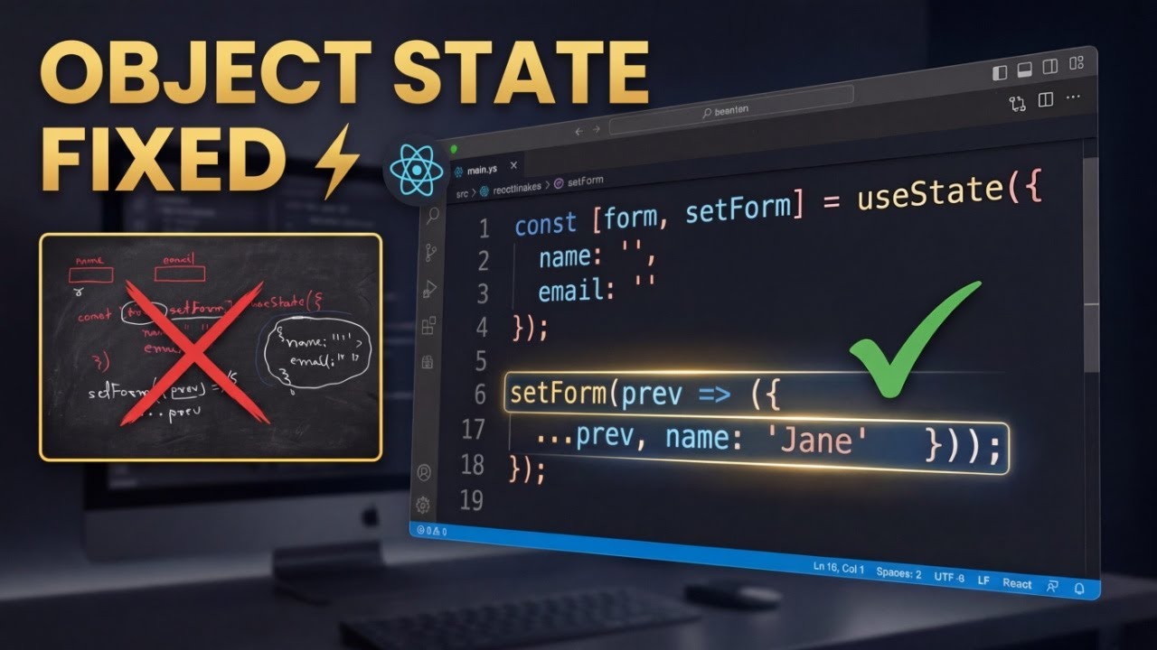 Your React Interview Question: How to Update Objects