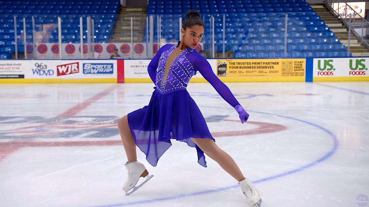 Olivia Brooks skates to Prince's “Kiss/Let's Go Crazy”, her 2025 Intermediate Solo Free Dance
