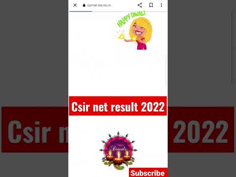 Csir net result date 2022 ???? | Csir score card 2022 | Csir final answer key & cut off date #shorts