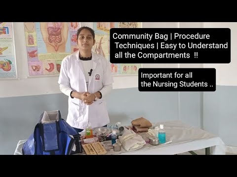 Community Bag | Bag Technique Procedure | Nursing | CHN | By:- Khushi Revad #nursing
