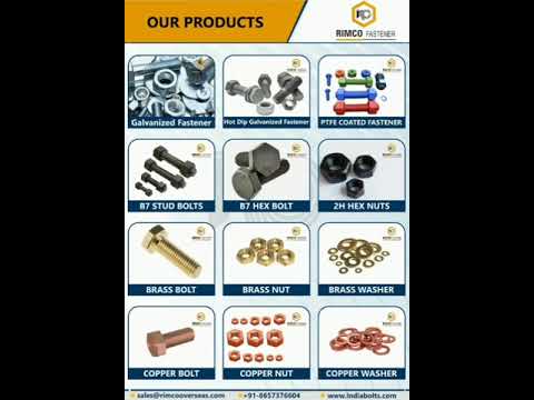 Stainless Steel Fasteners - SS Fasteners Latest Price, Manufacturers ...