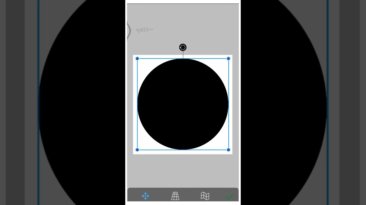Tutorial Crop Foto di ibisPaint X - PART 3 | #ibispaintx #tutorial #shorts