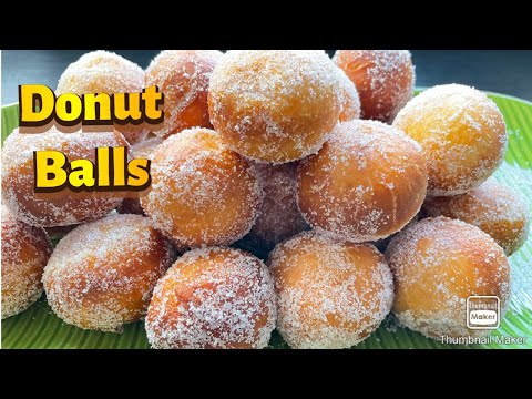 Soft Homemade Donut Balls Recipe