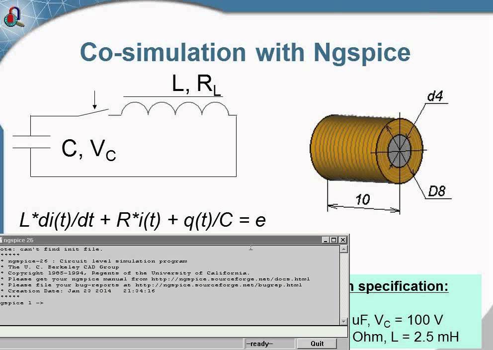 QuickField Sample: Capacitor discharge