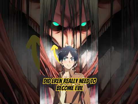 Did Eren Yeager really need to become the villain for freedom?#anime #freedom #eren #aot #erenyeager