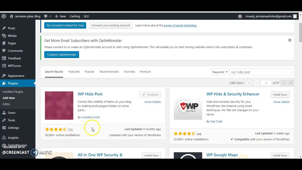 How to Hide Posts in Wordpress