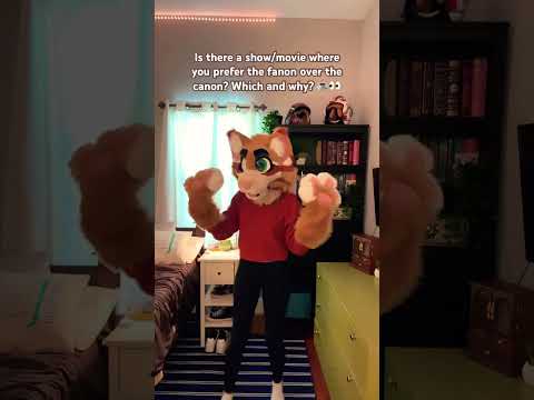 I’m curious! Fanon or canon? ☕️👀 #christian #furry #fursuit #morwenator #cat #fandom