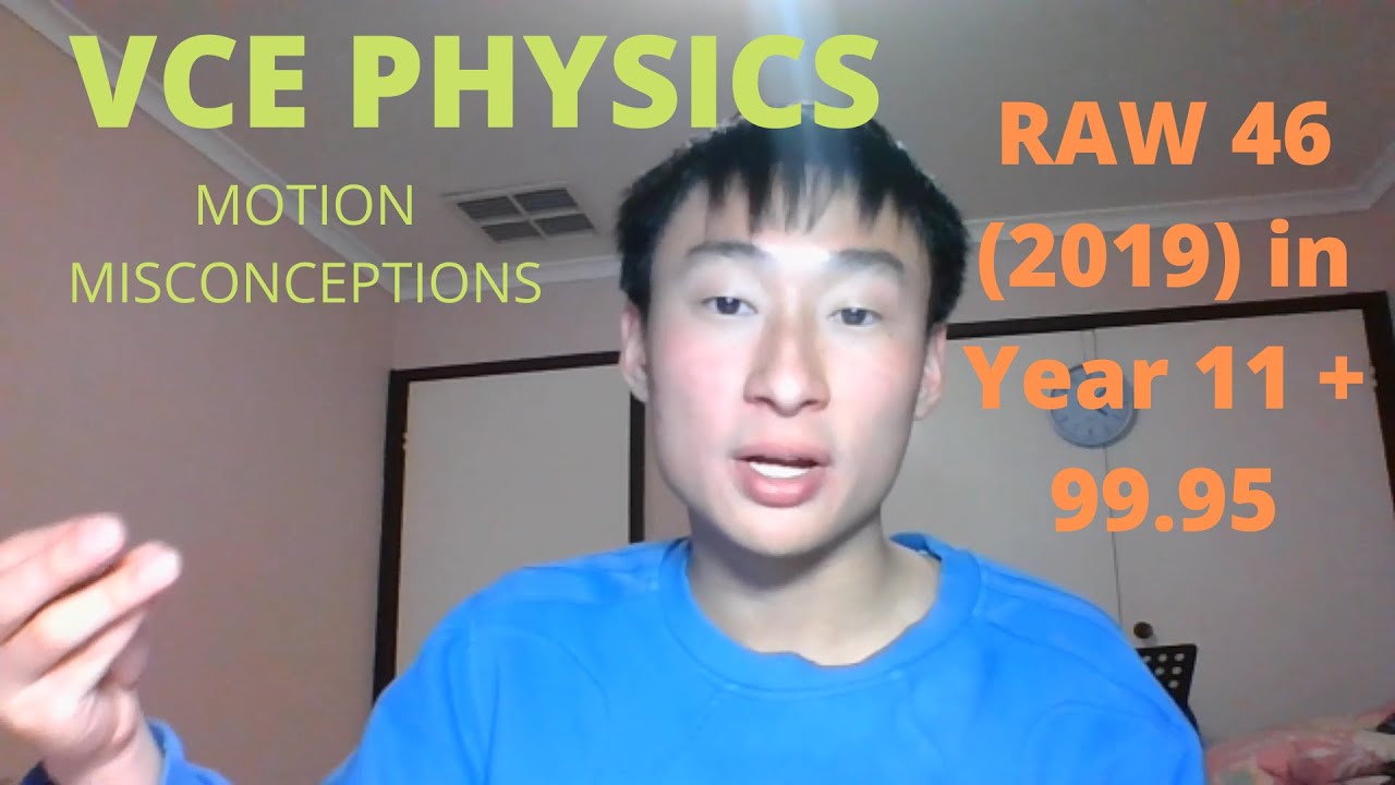 The MOST common VCE PHYSICS Motion Misconceptions