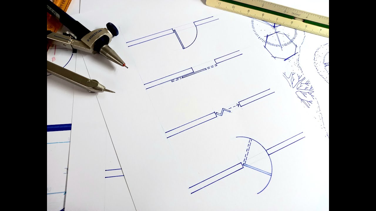 TYPES OF DOORS ON A PLAN
