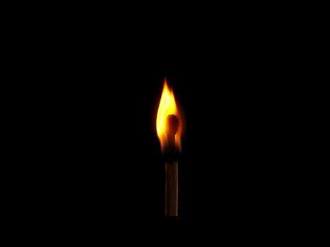 Matchstick Burns Close 02 - Free (for commercial use) Footage - 4K