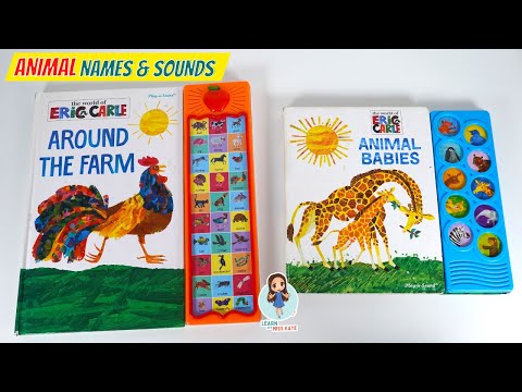Eric Carle Books Read Aloud Stories | Around the Farm | Animal Babies | Animal Names and Sounds