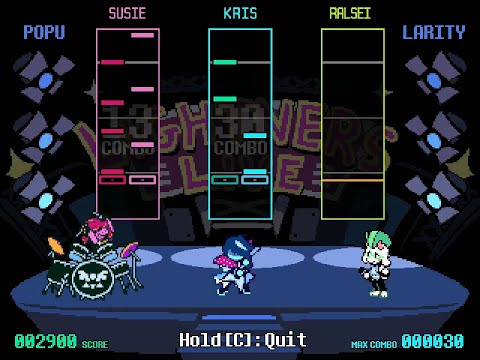 "It's TV Time!" Rhythm Game A-rank (Deltarune Chapter 3)