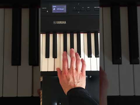 C sharp Harmonic Minor Scale #shorts