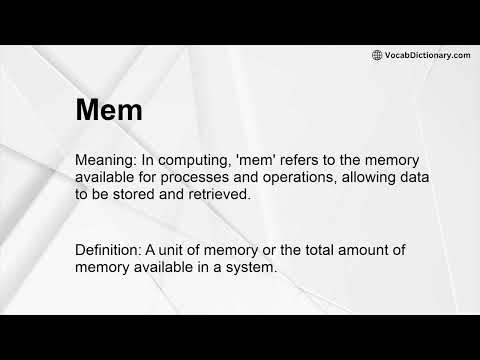 Mem Meaning