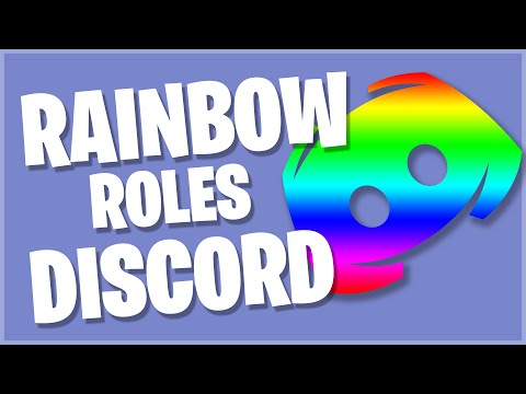 How To Get Rainbow Roles On Discord [ COLOR CHANGING ROLES ] - Being