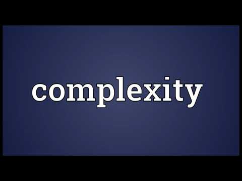 Complexity Meaning