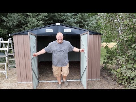 PatioWell Metal Shed Assembly 10'x10'