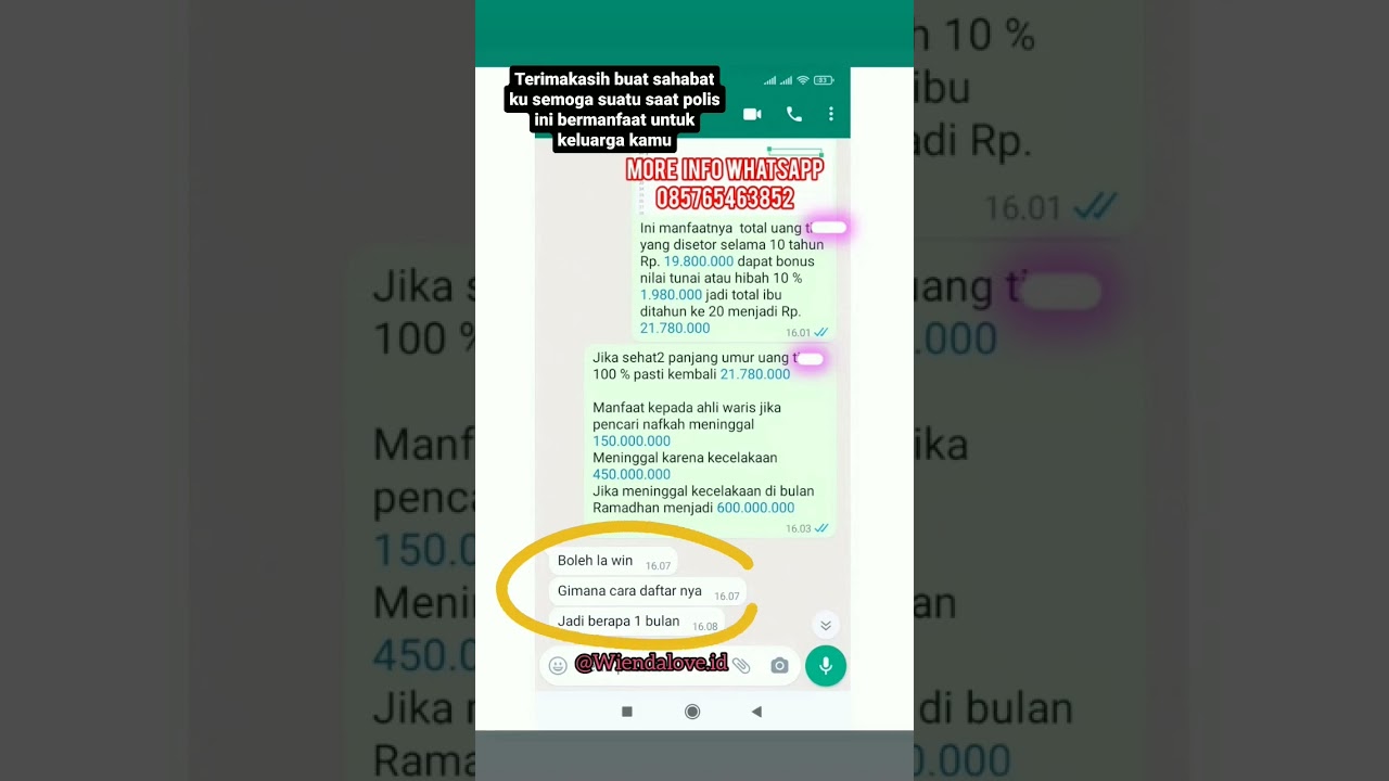 Cara daftar asuransi prudential 085765463852 #viral#trending#asuransi #shortvideo#prudential #fyp