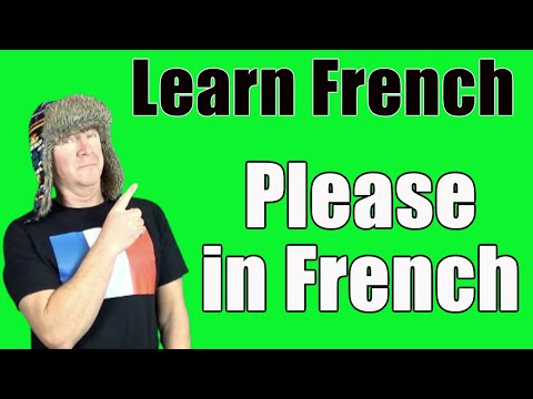 How to say "Please" in French Language | Learn French with Jingle Jeff