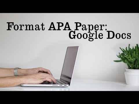Format APA 6th Edition Paper: Google Docs