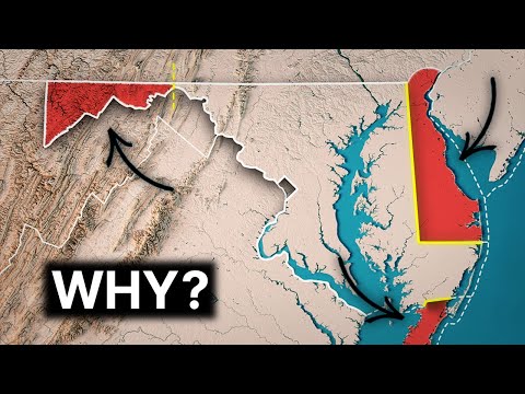 Why is Maryland the Shape it is?