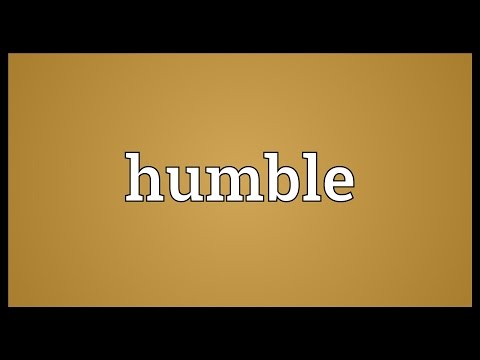 Humble Meaning