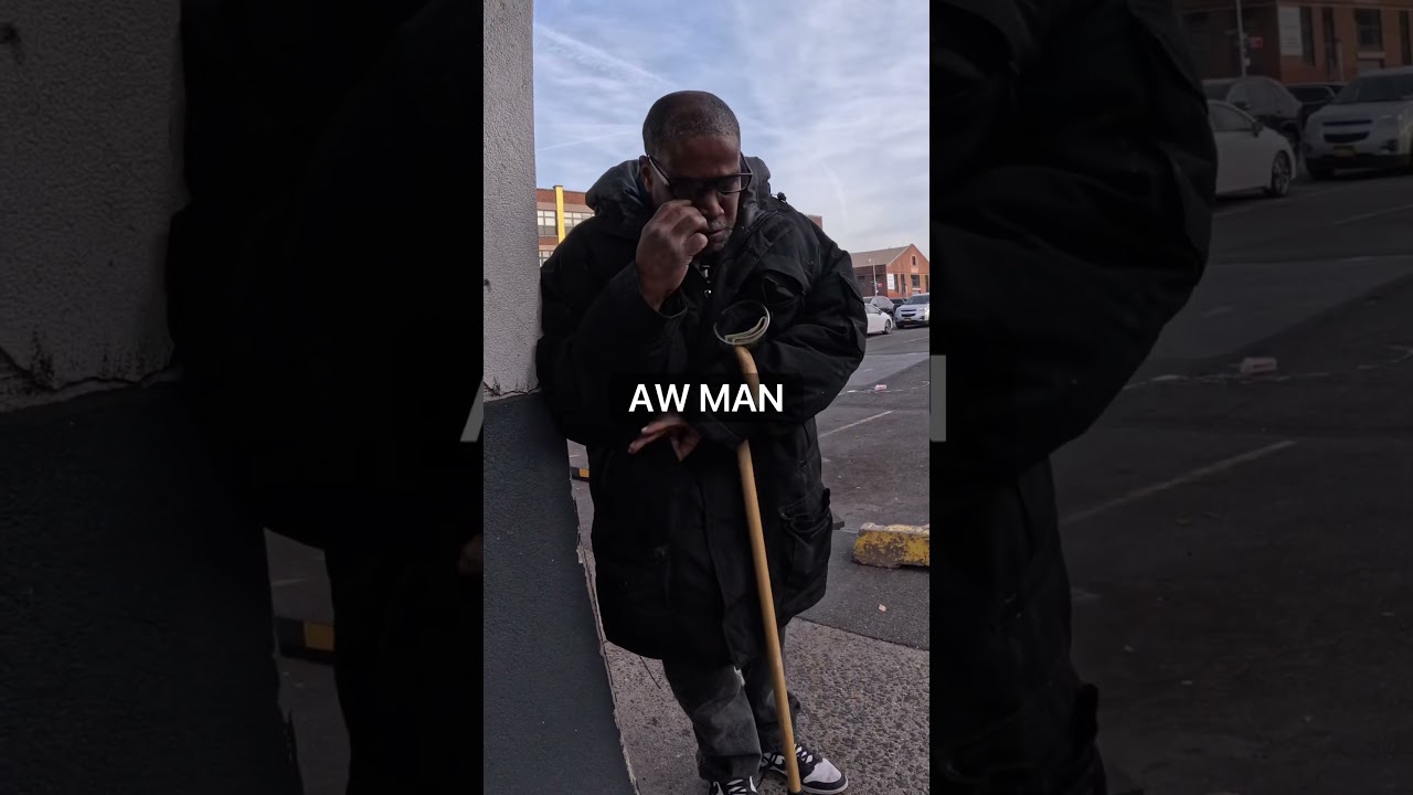 Giving Disabled Homeless Man A HUGE Surprise 🥹❤️