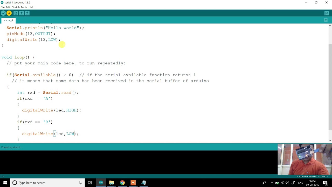 Serial Port Programming of Arduino 4/6  #programming  #arduino